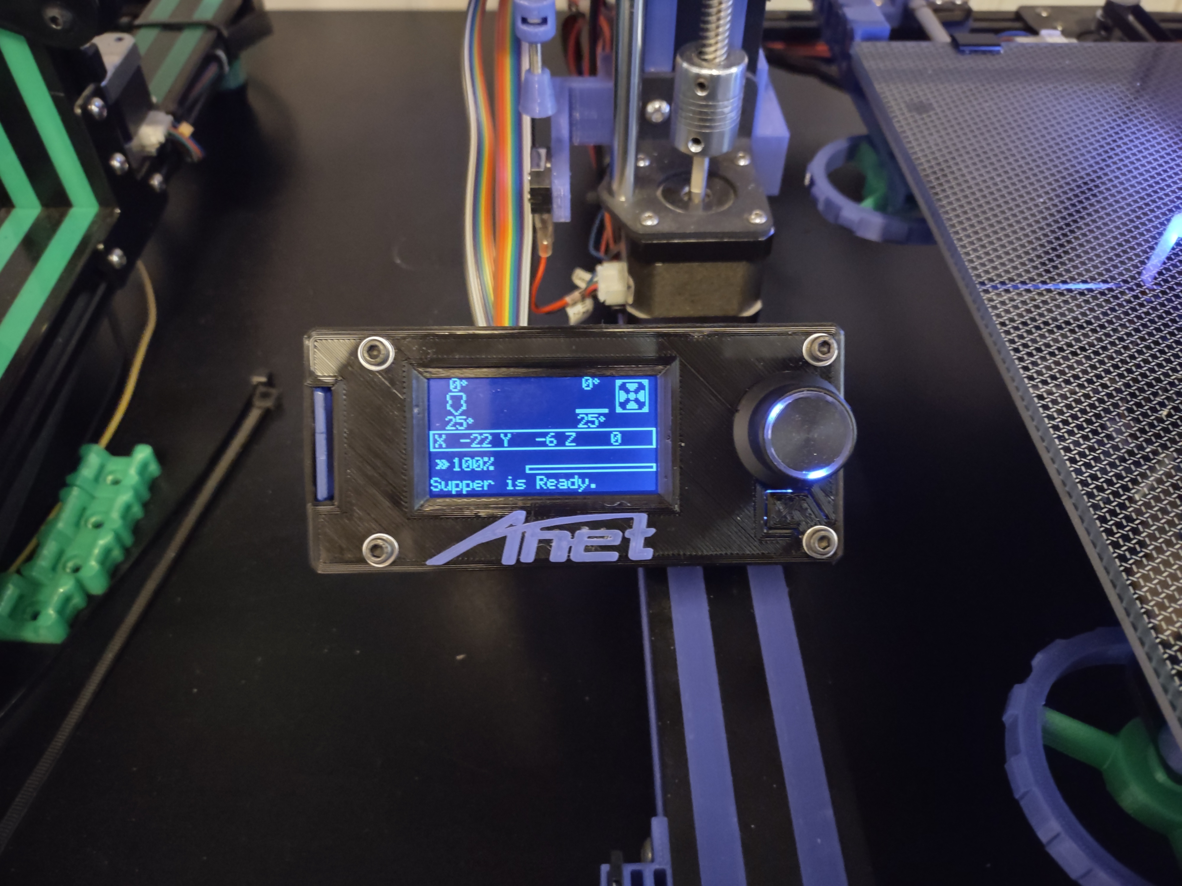 Display Enclosure for Mounting Makerbase Mini12864 to Anet A8 Plus by ...