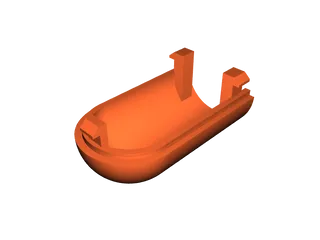 Powerbook 100 Series Hinge Cover by Mog | Download free STL model ...