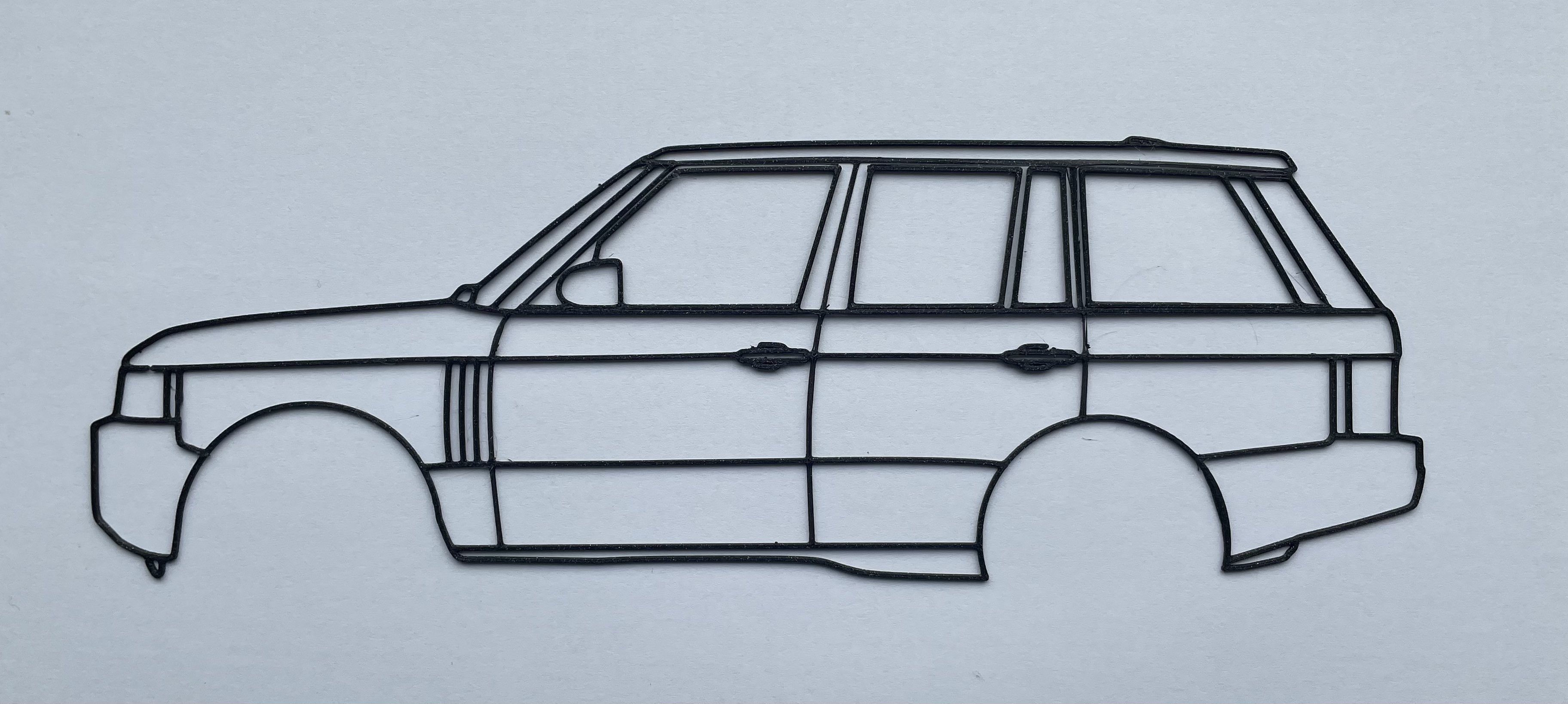 Range Rover L322 Silhouette Wall Art by Adim | Download free STL model ...