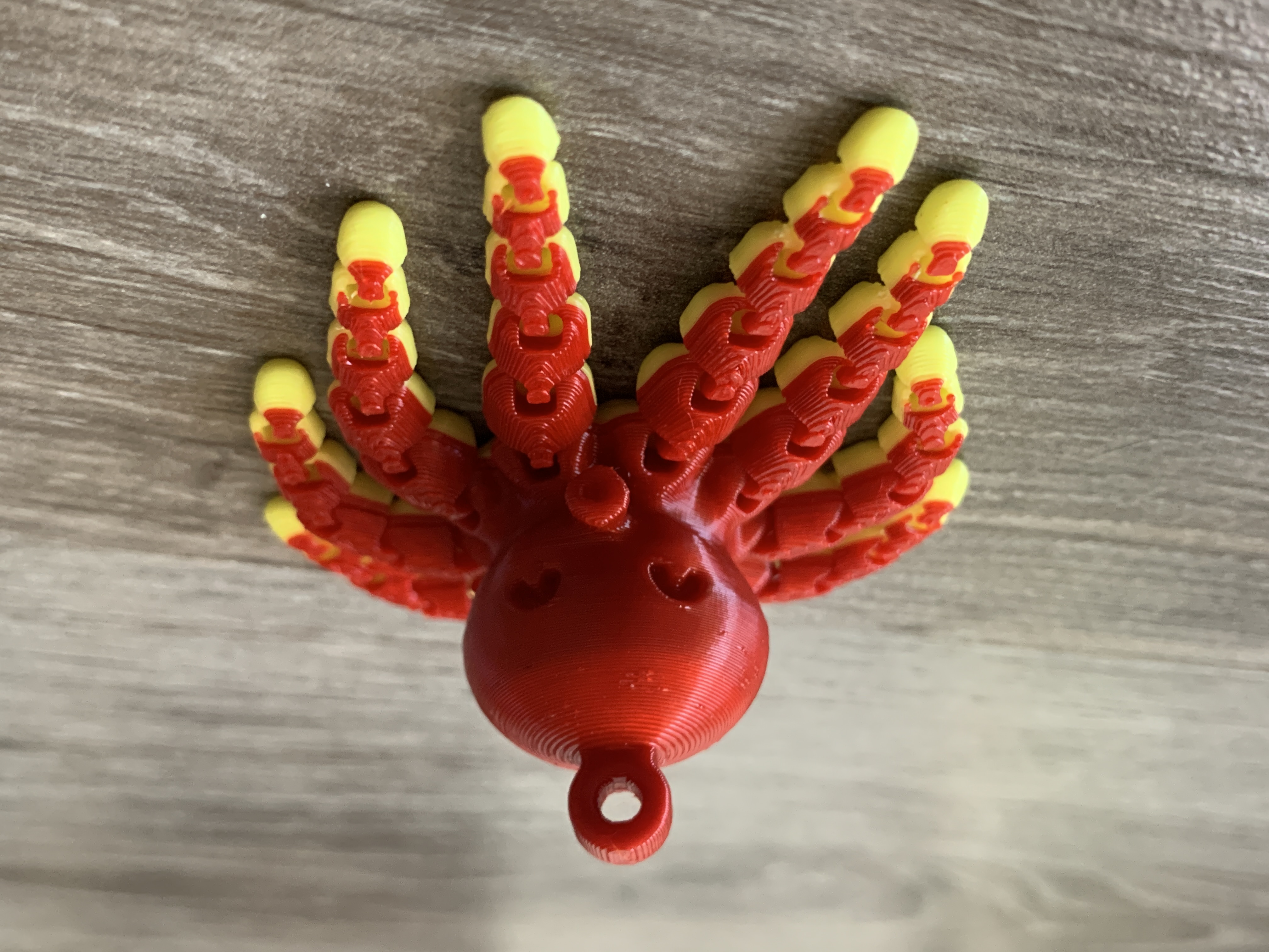 Articulated Octopus Keychain by MixPrinters | Download free STL model ...