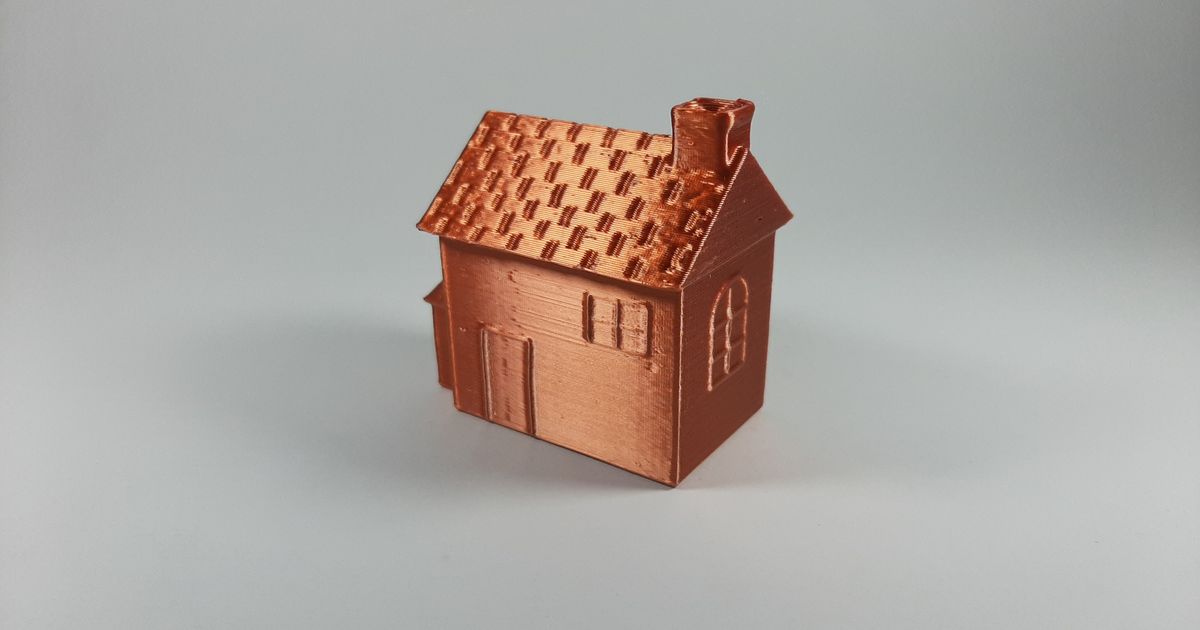Miniature Double-Roofed House by Ordinary Contraptions | Download free ...