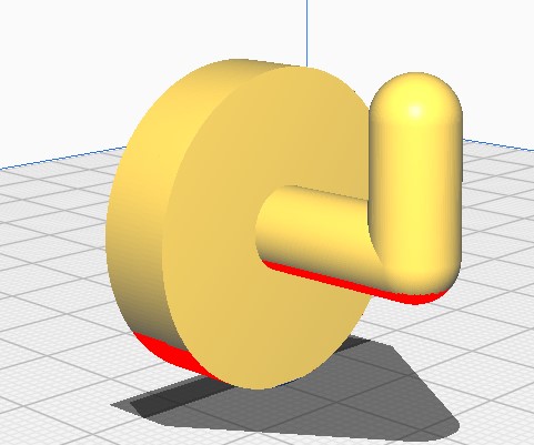 wall hook by Sem Acou | Download free STL model | Printables.com