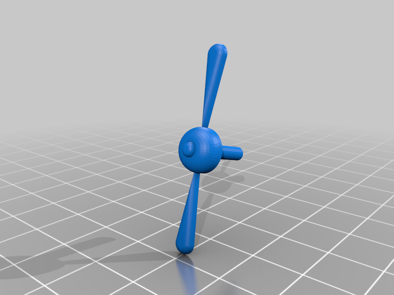 Candy Propeller Plane by Black Jack | Download free STL model ...