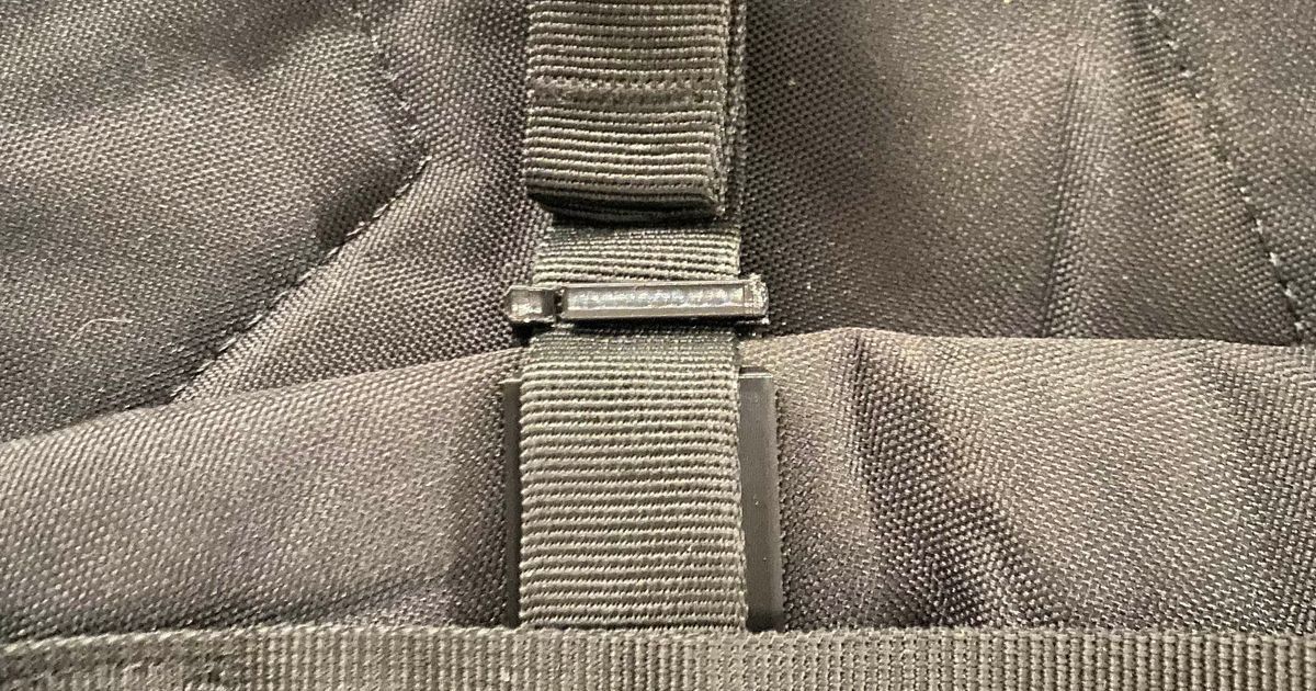 backpack strap holder by npwoodworx | Download free STL model ...