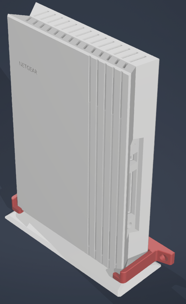 Netgear WAX206 Mounting Bracket by Andrew B | Download free STL model ...