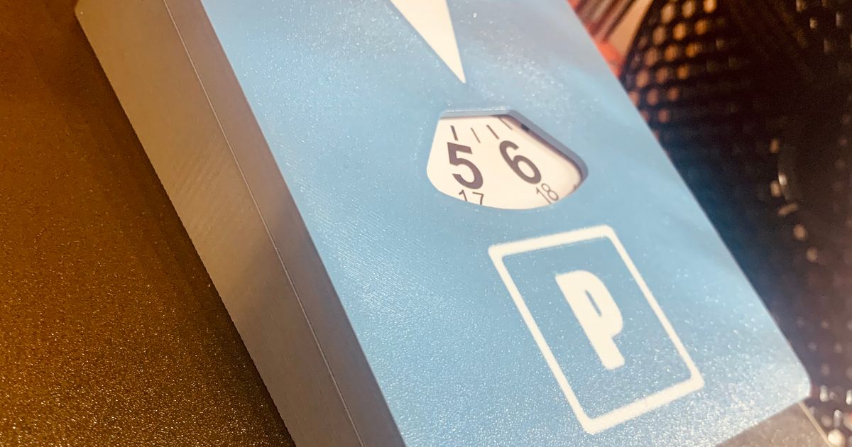 Battery-powered Parking Disc / Parking Clock by Daniel Kasprowicz ...