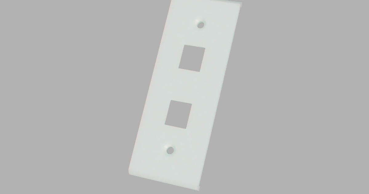 Modular Switch Plate Keystone Cover by Thor Einstein | Download free ...