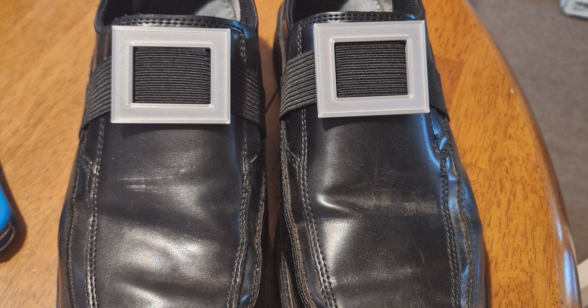 Colonial style simple shoe buckle by Dorkvader97 | Download free STL ...