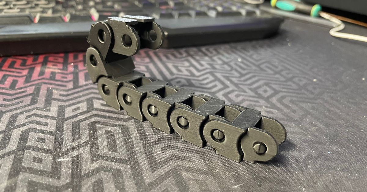 Print-in-place Cable Chain by Mañolo | Download free STL model ...