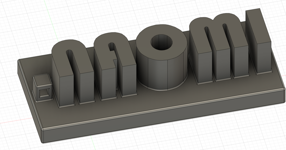 Name Keychain by LastZion | Download free STL model | Printables.com