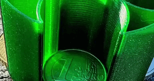 Cupholder Coin Container by yahbluez | Download free STL model ...