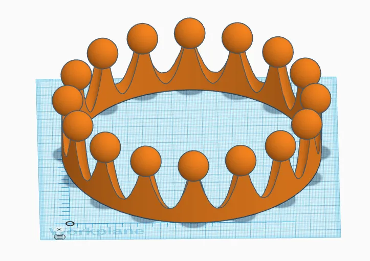 Basic Crown by John Strand | Download free STL model | Printables.com