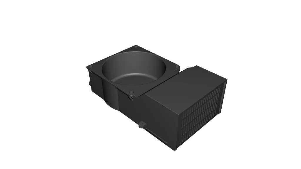 Custom chamber fan bracket for Bambu Lab by Soibur | Download free STL ...