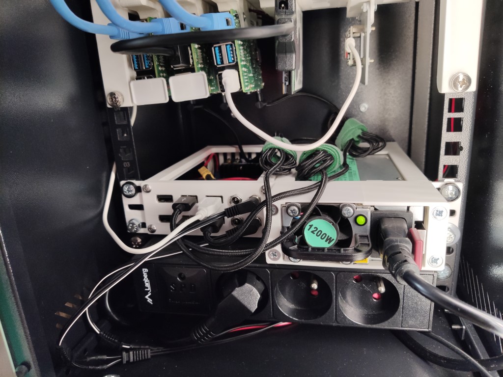 10" Server rack 1U panel - HP HSTNS-PL11 PSU to 5vdc 12vdc by ayanev ...