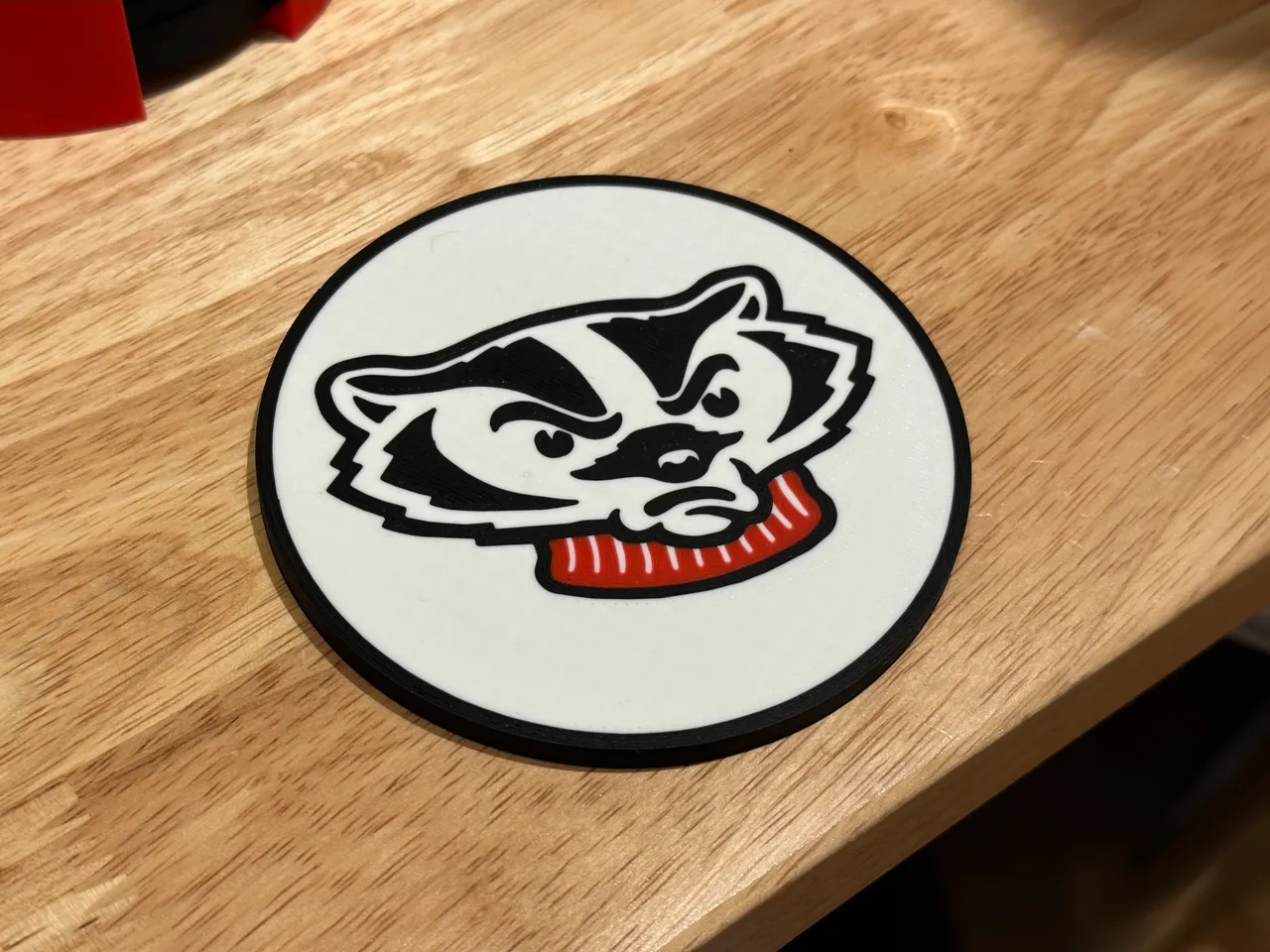 Bucky Badger Head