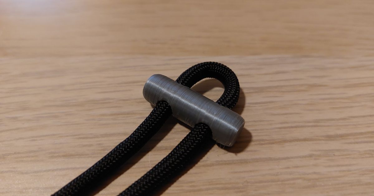 Paracord Toggle by meet | Download free STL model | Printables.com