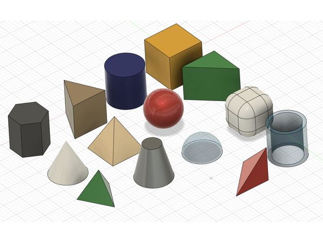 Basic geometric shapes 3D by AlanBr | Download free STL model ...
