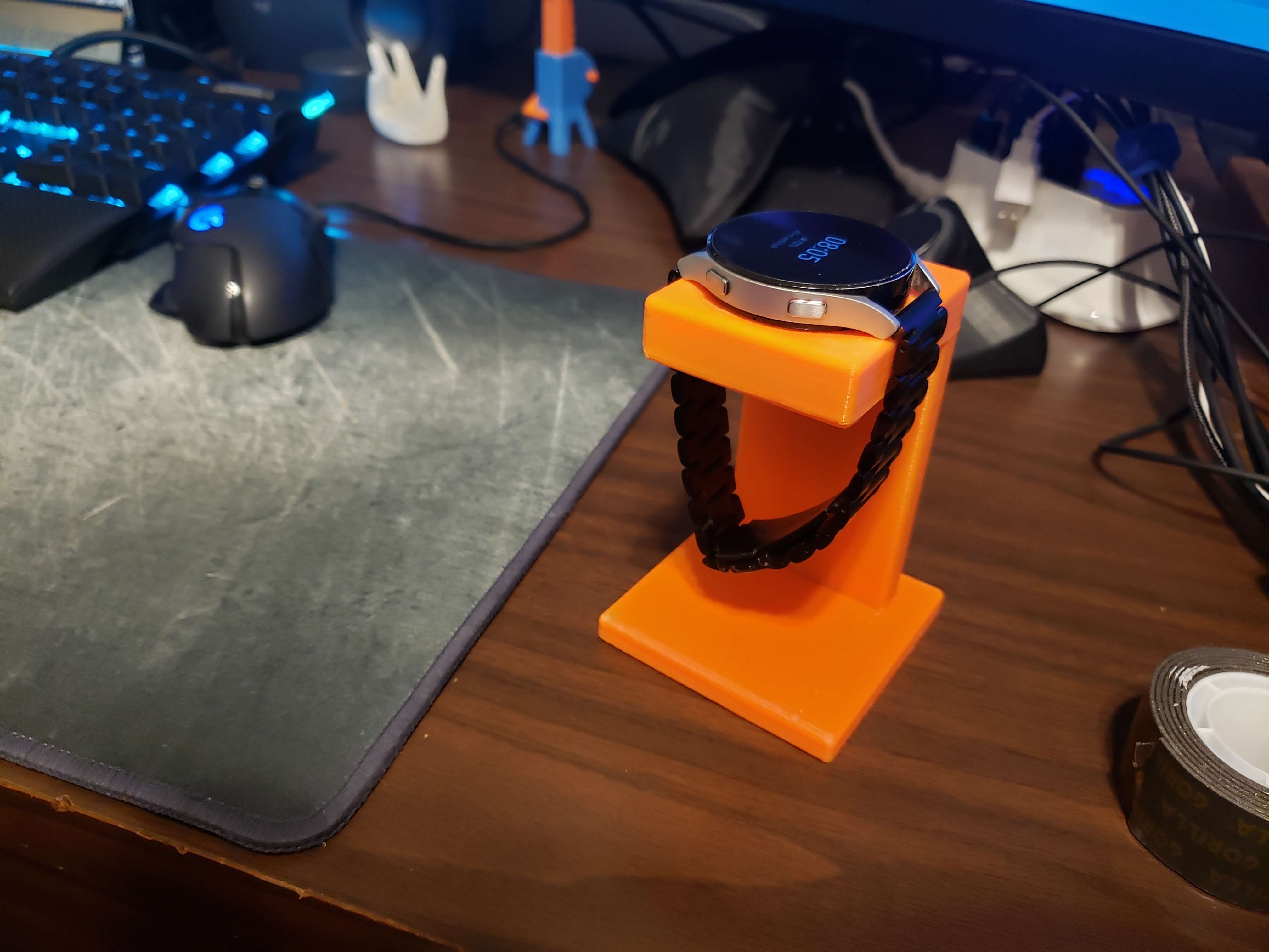 Simple watch charging stand for aftermarket Samung watch chargers by ...