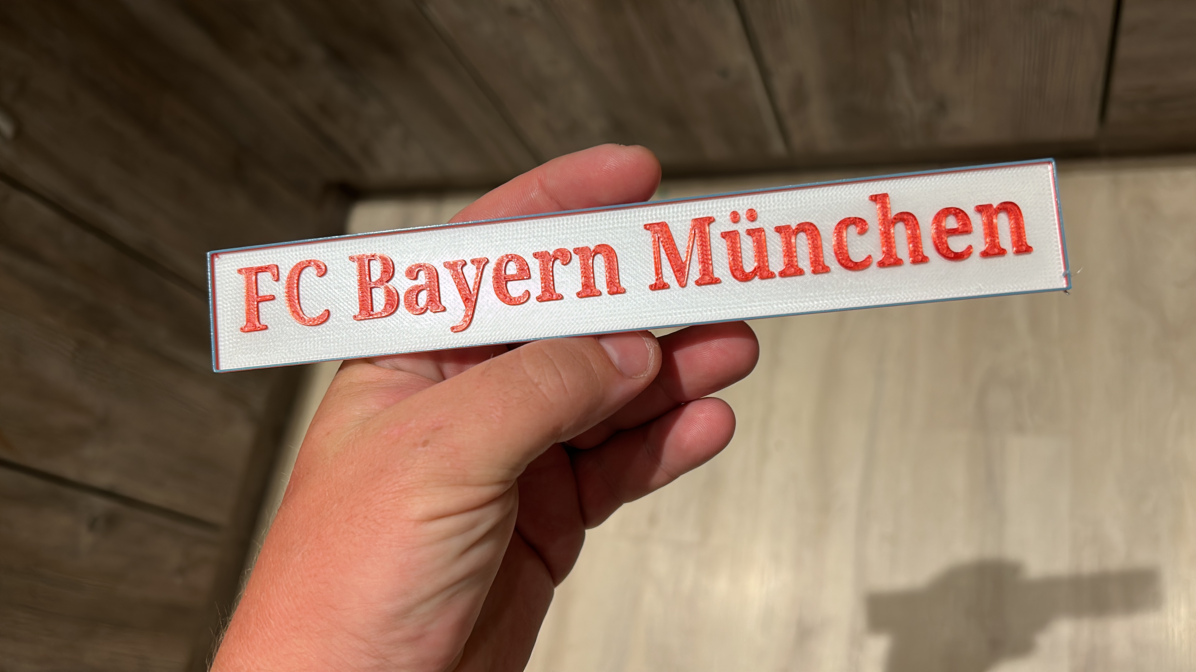 FC Bayern plate by Michal Plecho | Download free STL model | Printables.com
