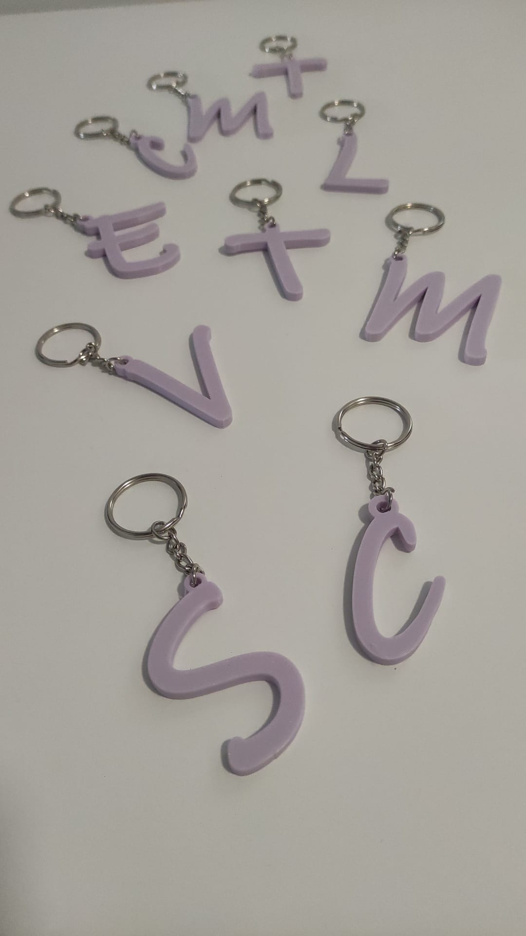 Keyrings Letters by Manu Perez | Download free STL model | Printables.com