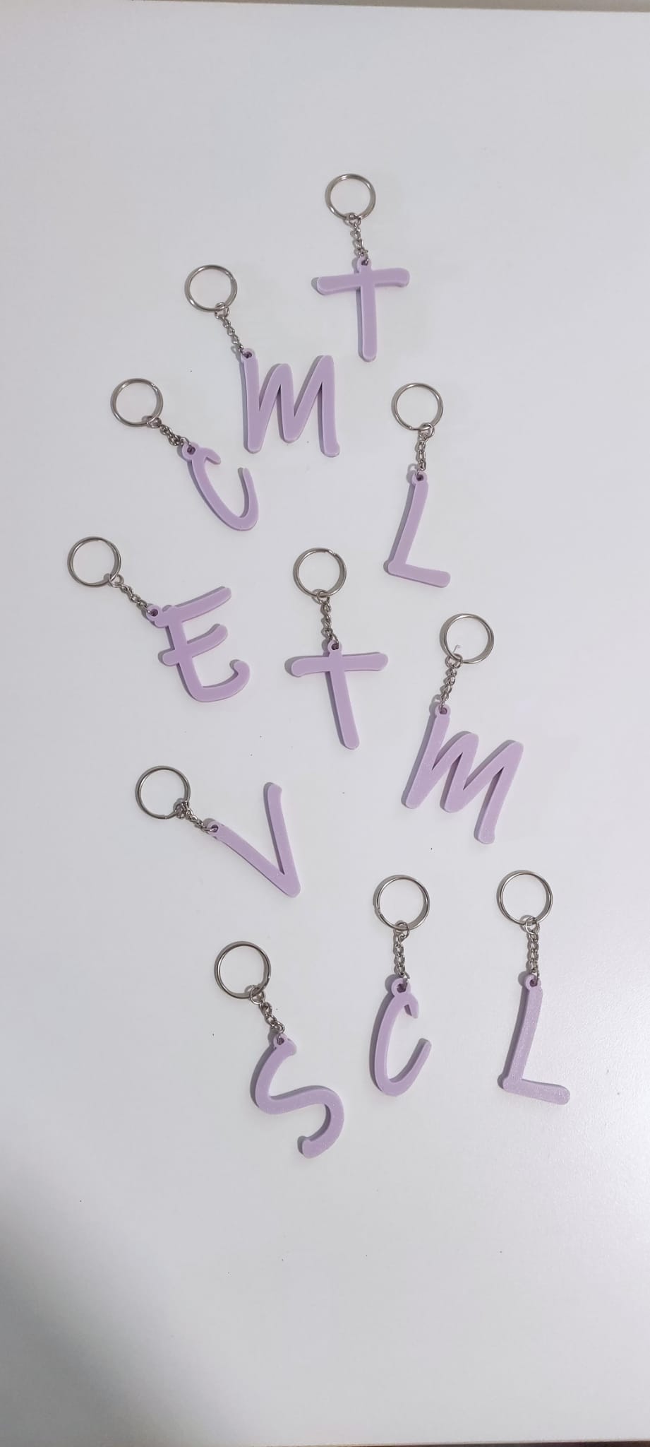 Keyrings Letters by Manu Perez | Download free STL model | Printables.com