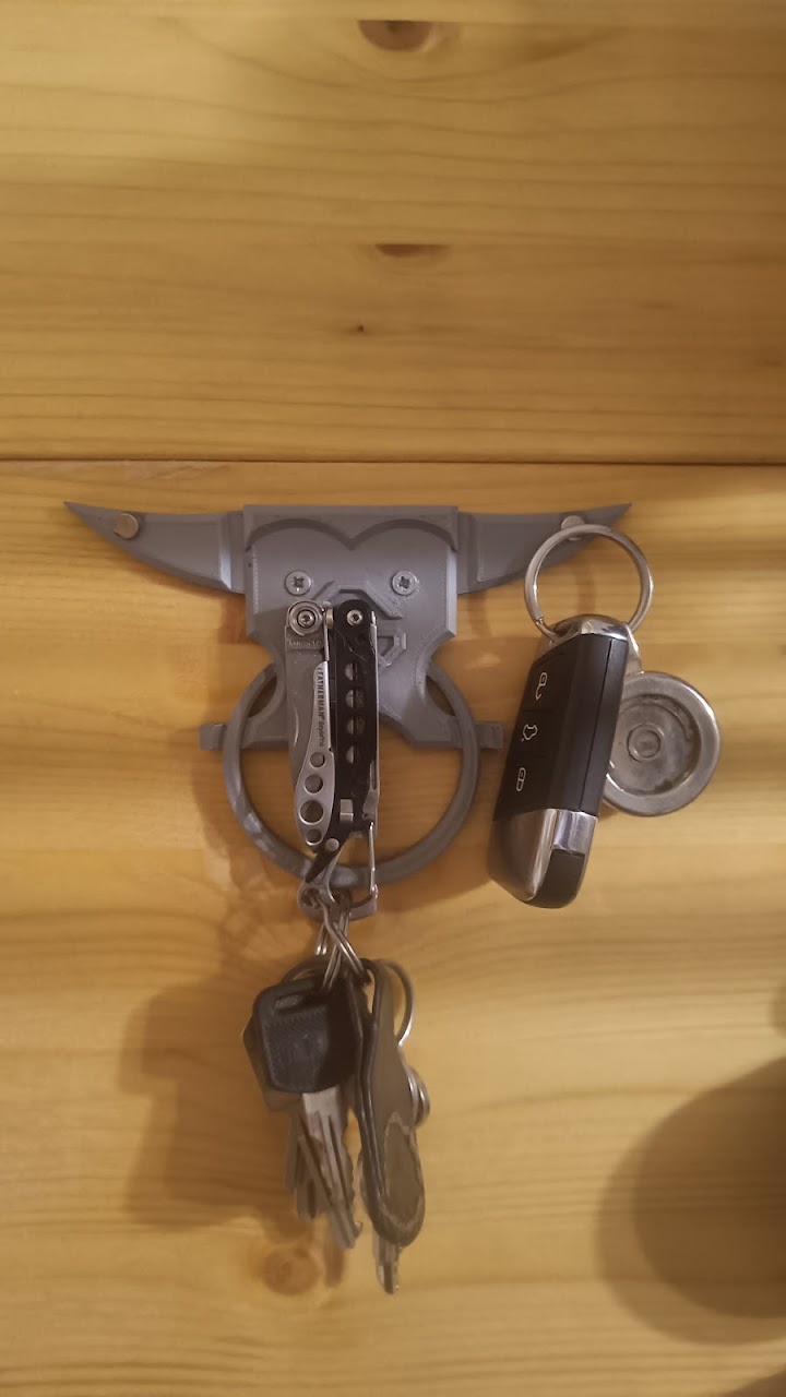 Anvil/Bull key hook by kollonkuri | Download free STL model ...