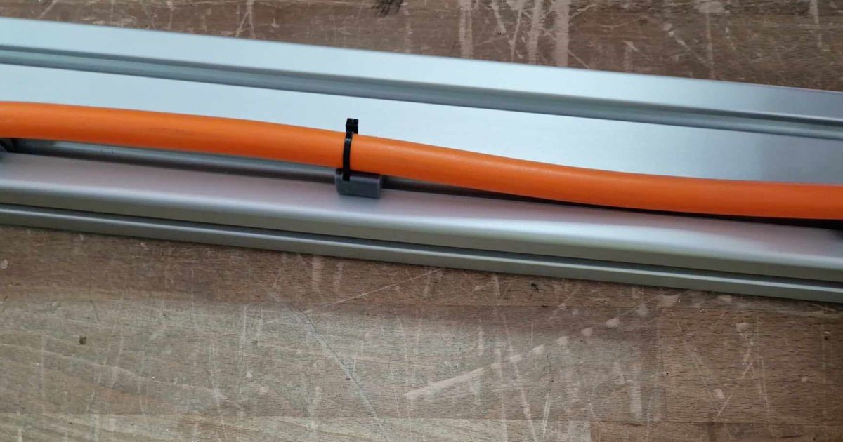 T slot 8 Cable Clip by SmArThing-3D | Download free STL model ...