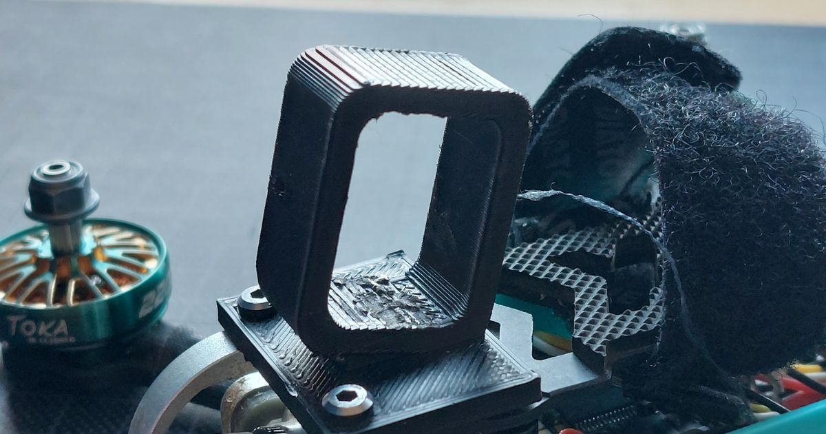 Caddx Peanut mount for Diatone Roma F4 by PrintingW | Download free STL ...