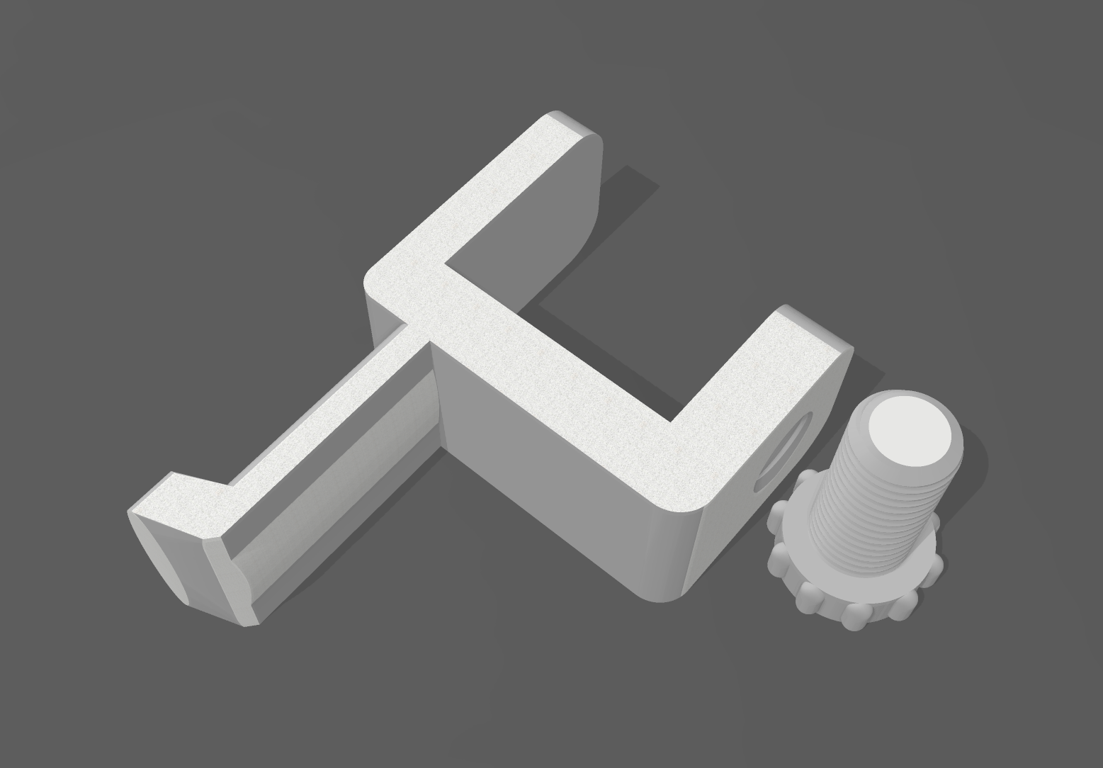 Headphone Wide Clamp for 50mm Desks by MrENG | Download free STL model ...