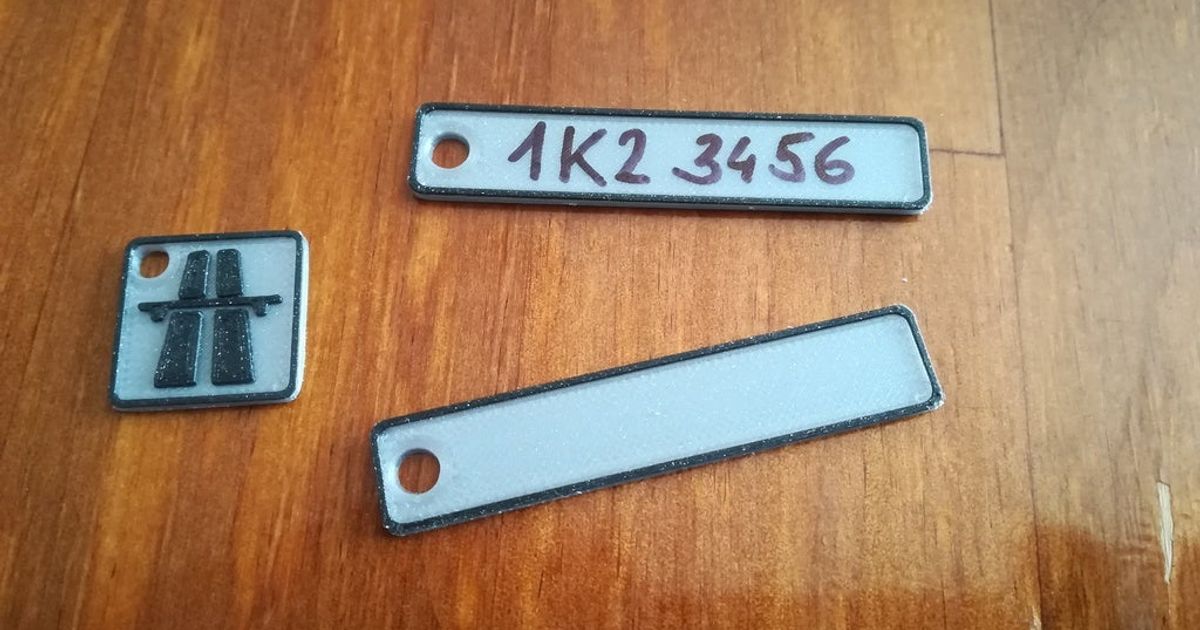 Company cars tags by Hdm | Download free STL model | Printables.com