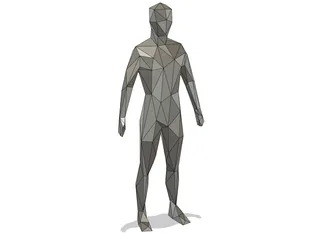 Human (low poly) by kh4rj0 | Download free STL model | Printables.com