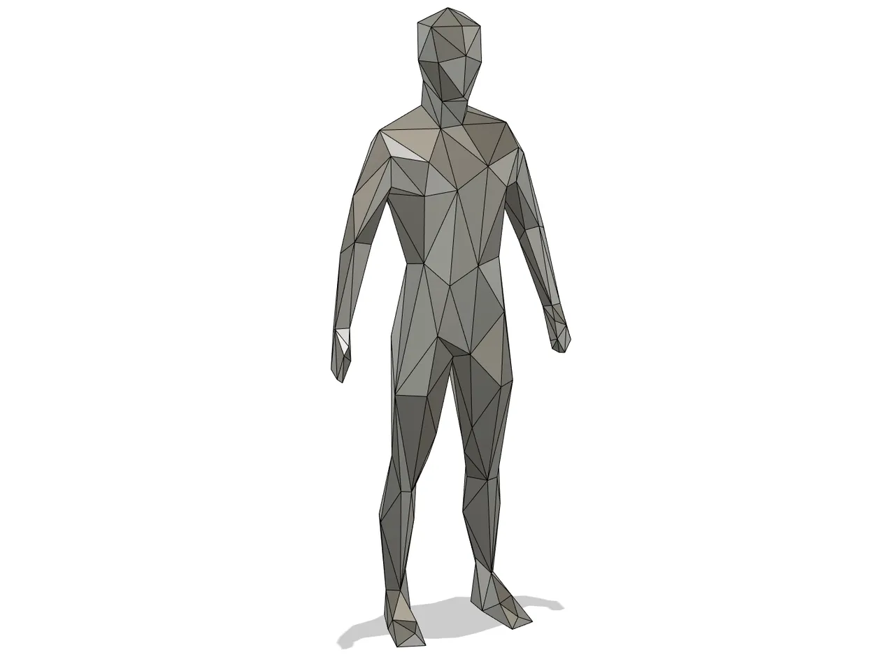 Human (low poly) by kh4rj0 | Download free STL model | Printables.com