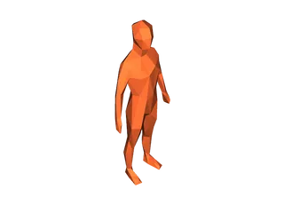 Human (low poly) by kh4rj0 | Download free STL model | Printables.com