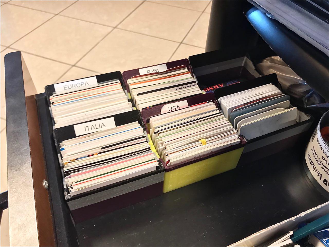 Business Cards Drawer Organizer by chiappa_d | Download free STL model ...