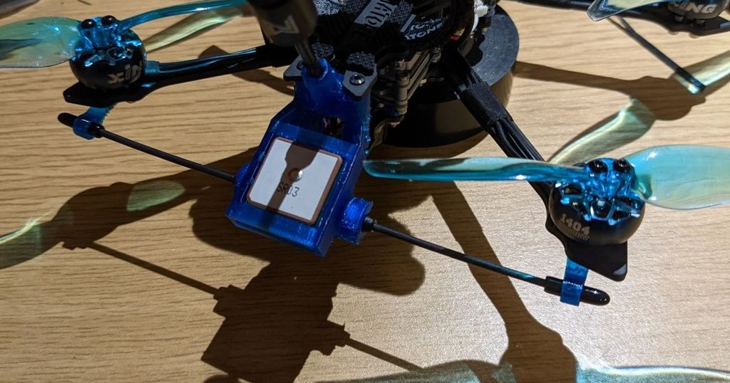 Diatone ROMA L3 and L4 - GPS, VTX and RX antenna mount by Vincent12FPV ...