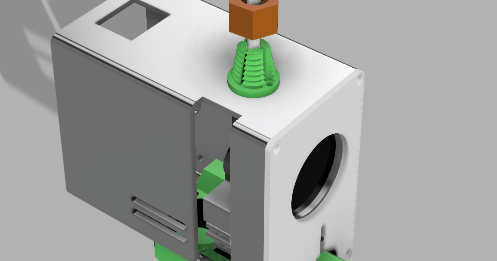 Snapmaker 2.0 Single Extruder - 3D Printed PTFE Coupler by makemeone ...