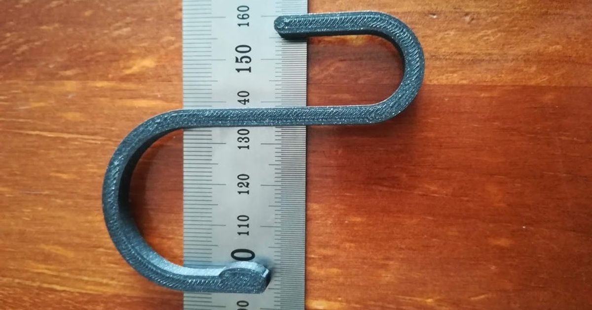 S hook by Hdm | Download free STL model | Printables.com