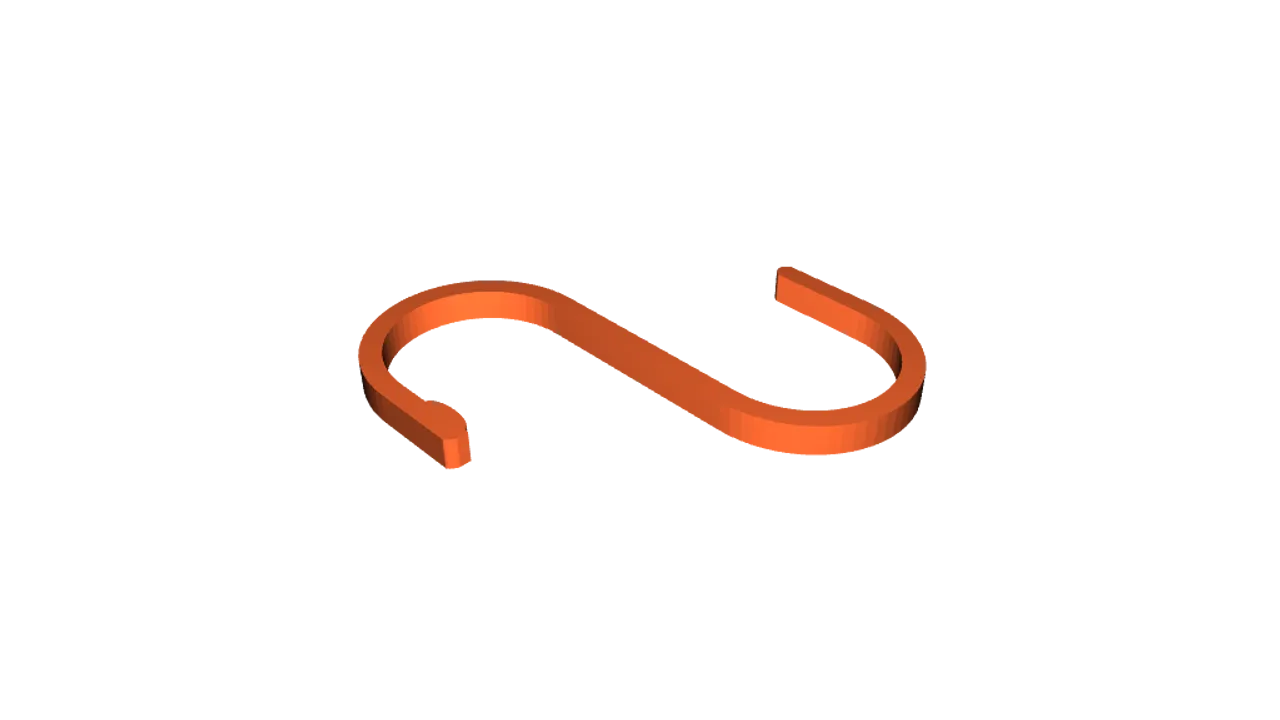S hook by Hdm | Download free STL model | Printables.com