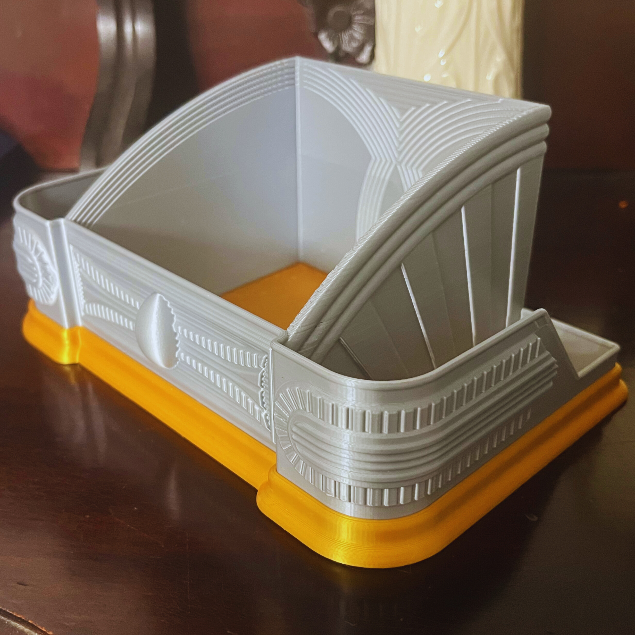 Art Deco Tray Organizer by RubyxGoodz | Download free STL model ...