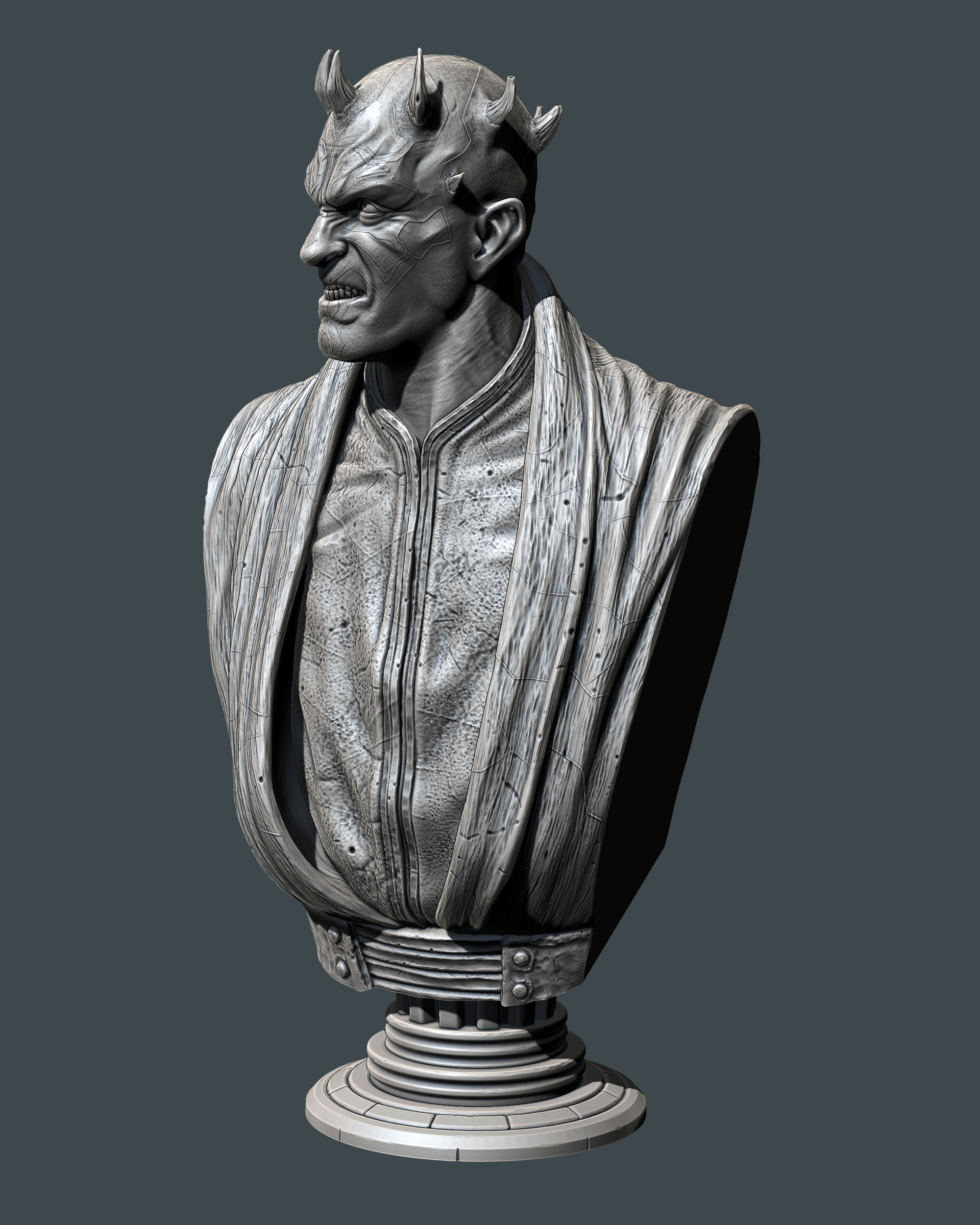 Darth Maul bust (pre-supported) by Eastman | Printables Store