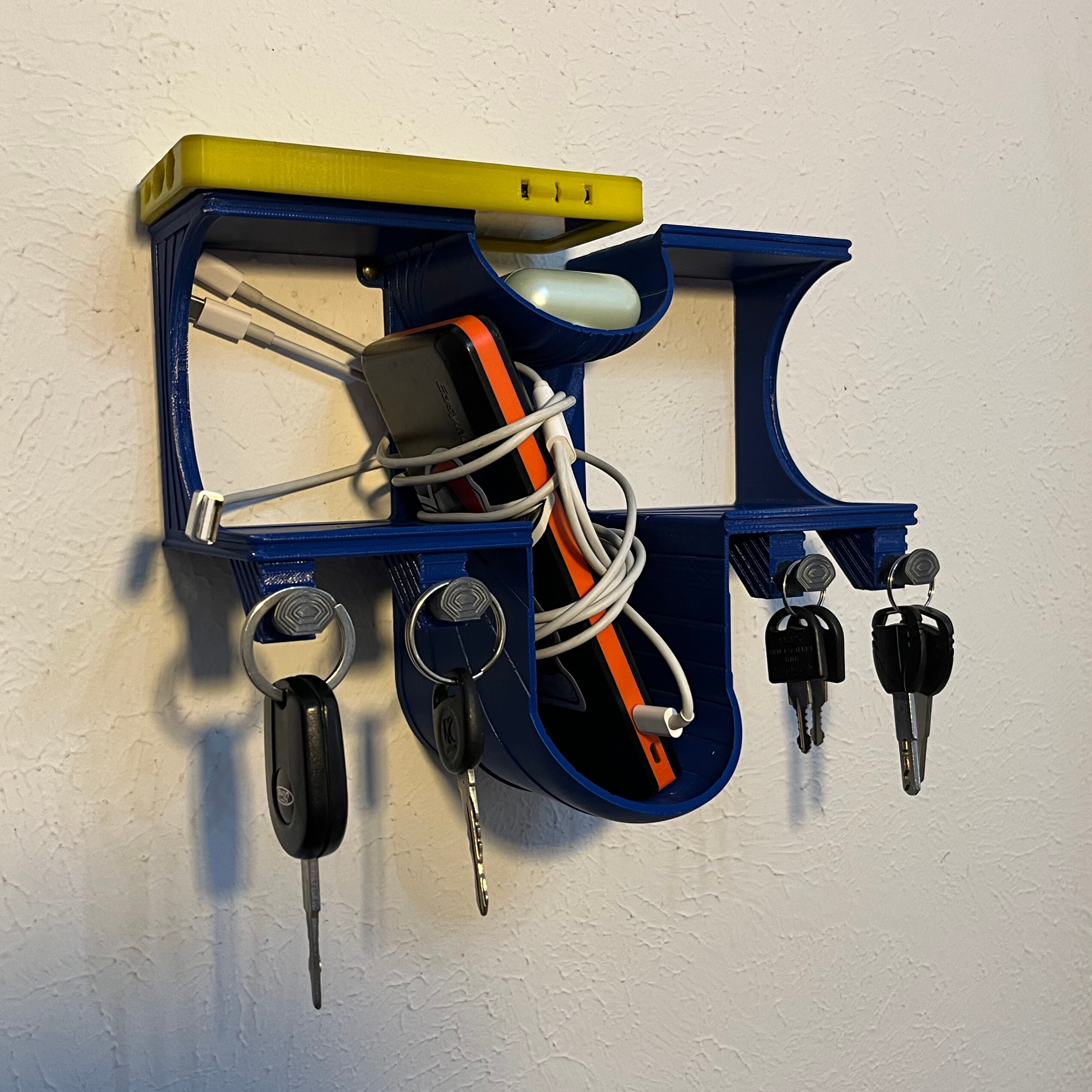 Art Deco Shelf/ Key Hanger by RubyxGoodz | Download free STL model ...