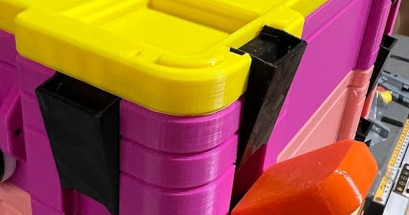 Gridfinity 5x5 storage box top with handle by robertgriffiths ...