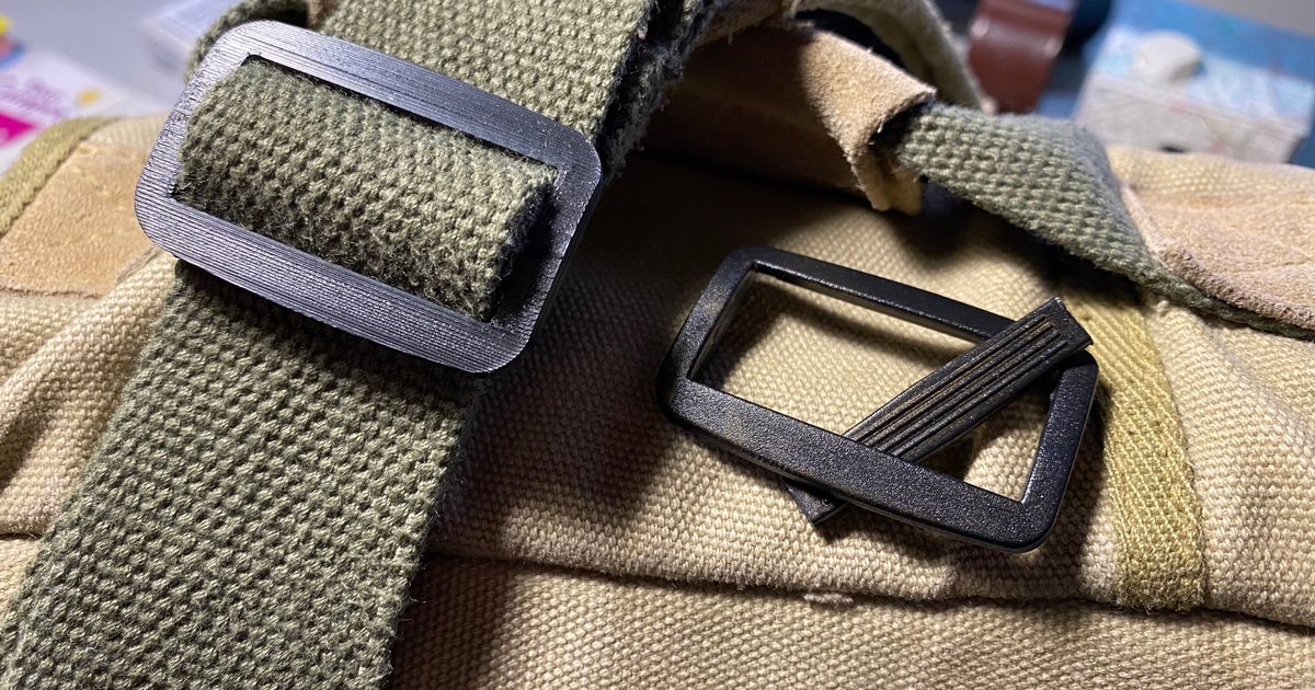 38mm strap buckle / Boucle de sangle 38mm by Paterne | Download free ...