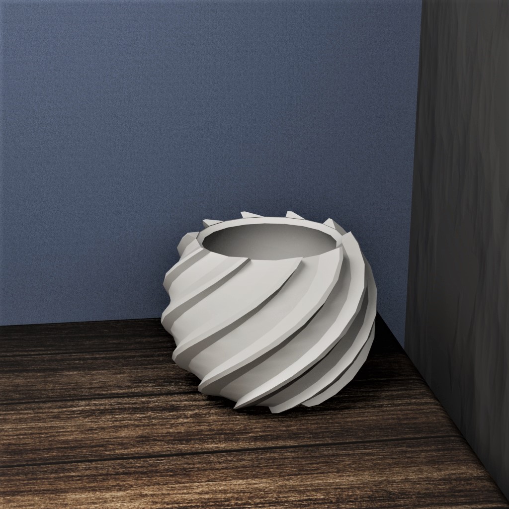 Spherical Tiny Planter Pot by Vamp2DxZ | Download free STL model ...
