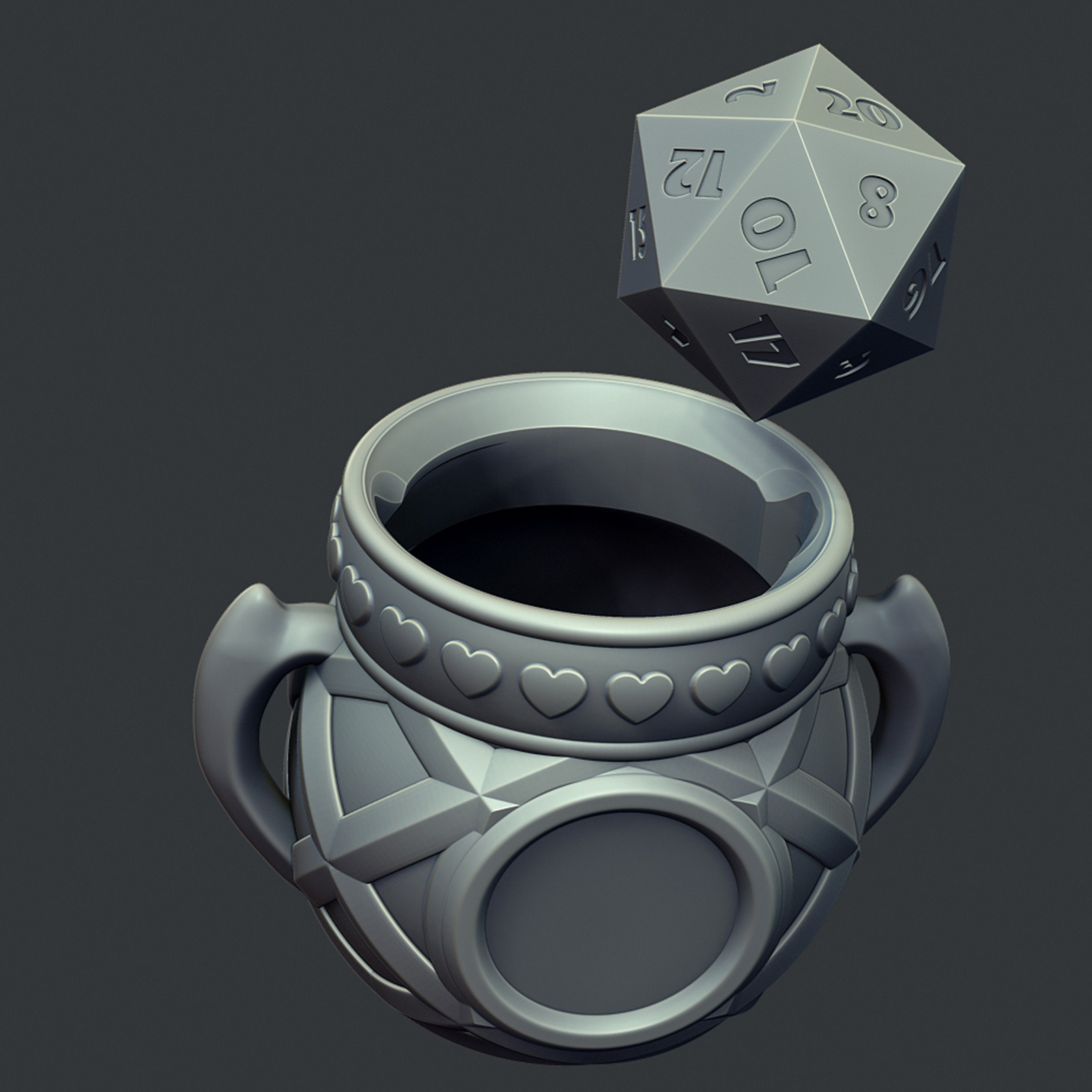 Love Potion no. 21 - Dice Bottle - Mythic Potions by Ars Moriendi 3D ...