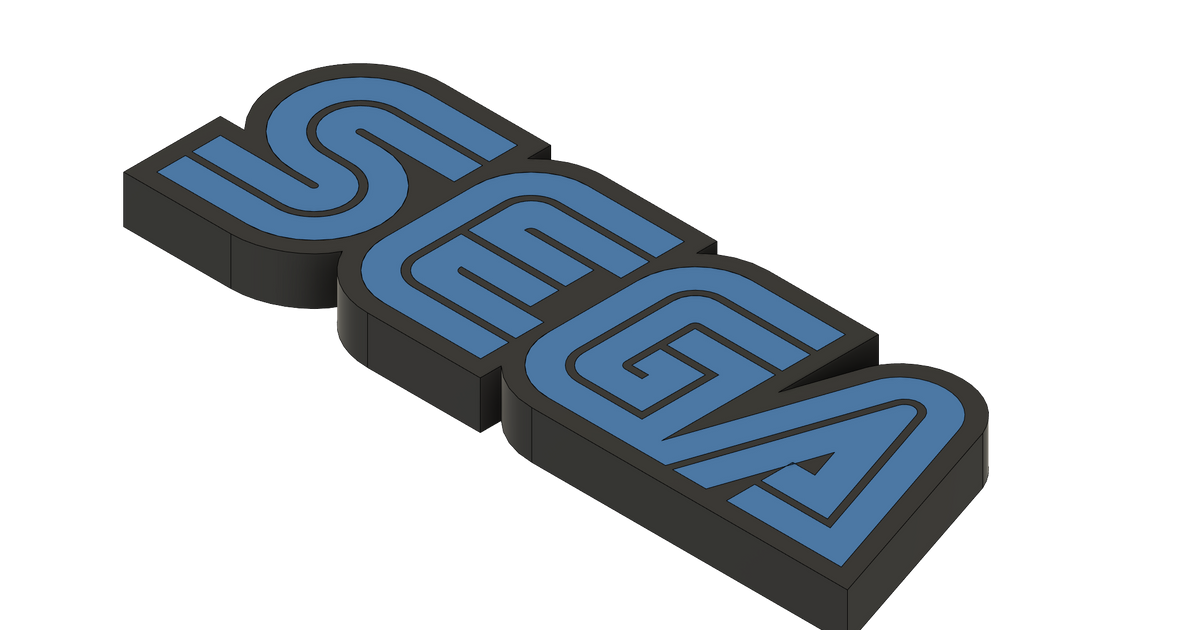 SEGA Logo by Andy Pandy Designs | Download free STL model | Printables.com