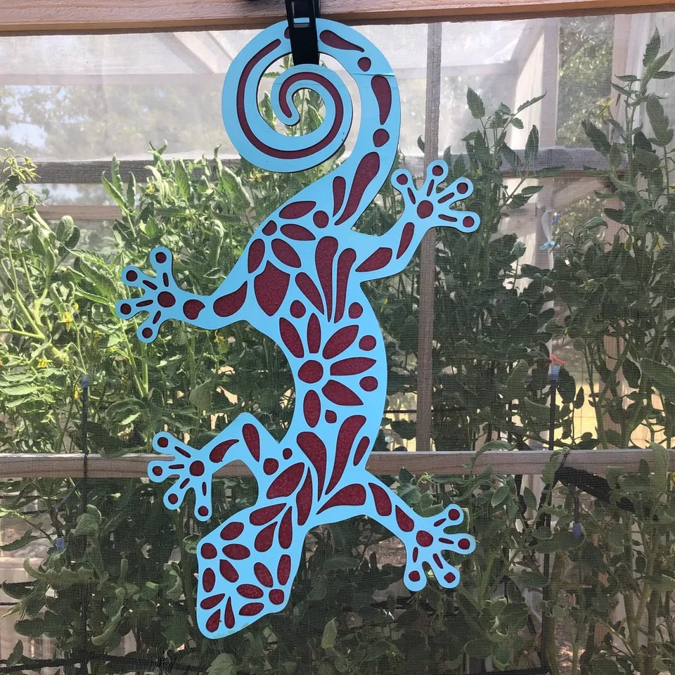 Gecko yard Art by Gordyt47 | Download free STL model | Printables.com