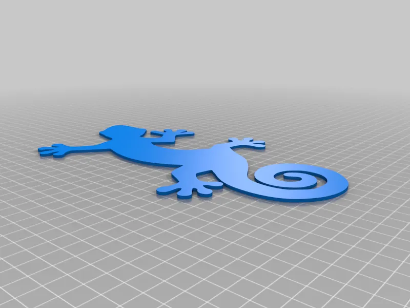 Gecko yard Art by Gordyt47 | Download free STL model | Printables.com