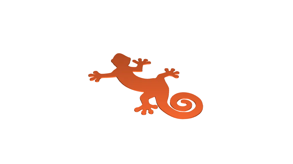Gecko yard Art by Gordyt47 | Download free STL model | Printables.com