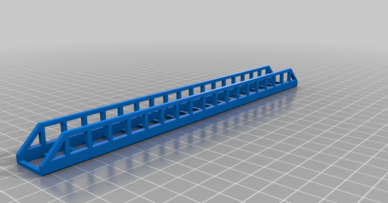 HO Scale spiral stair and bridge by Gordyt47 | Download free STL model ...